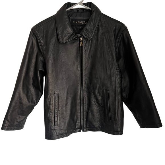 Vintage | Jackets & Coats | Vintage Dimension New York Genuine Leather ...